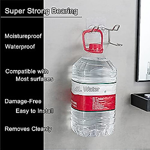 CenterZ 2 Pack Hair Dryer Holder, Wall Mount Self Adhesive Waterproof Blow Dryer Rack Storage Organizer Hanger, Compatible with Dyson and Most Hair Dryers Appliance, Brush, Curling Iron, Straightener