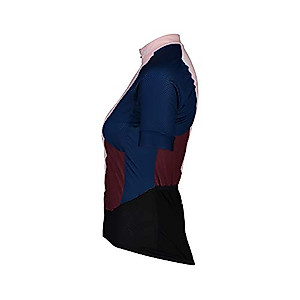 POC, Women's Essential Road Print Jersey, Color Splashes Multi Opal/Basalt, XLG