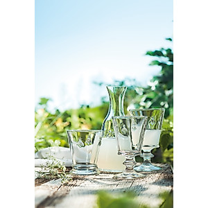 La Rochere Napoleon Bee Wine Tasting Glasses Set of 6 – 9.0 oz, Round Wine Glasses w/ The French Bee Embossed Design, Fine French Glassware, Heavy Wine Glasses, Dishwasher Safe Wine Tasting Set