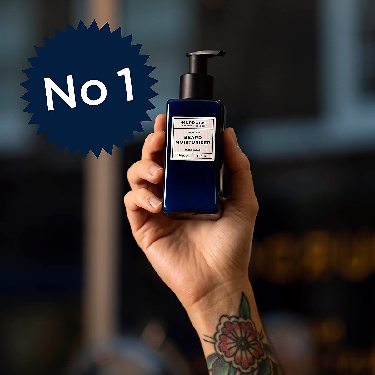 Murdock London Beard Moisturiser - Hydrating Beard Lotion Made of Natural Oil for Dry Facial Hair - 150ml