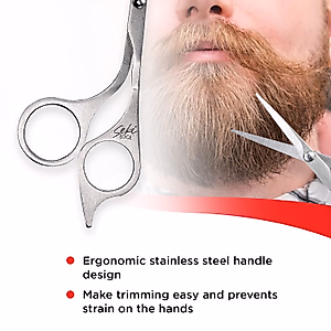 Seki Edge SS-910 Beard and Mustache Grooming Scissor