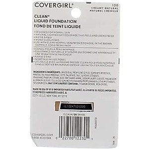 COVERGIRL Clean Liquid Makeup, Soft Honey (W) 155, 1.0-Ounce Bottles (Pack of 2)