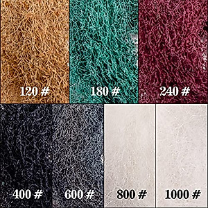 AUSTOR 77 Pieces Abrasive Wheels 1 Inch Buffing Polishing Wheel Set Polishing Wheel for Dremel Rotary Tool, 7 Grits