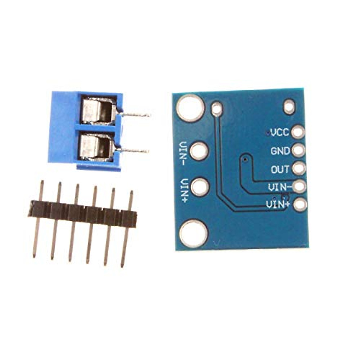 NOYITO Analog Current Sensor Module INA169 2.7V to 60V DC Current Sensor Breakout Module