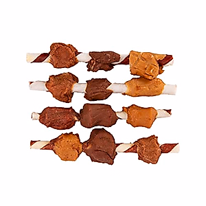 Good'n'Fun Triple Flavor Kabobs 4 Ounces, Snack for All Dogs