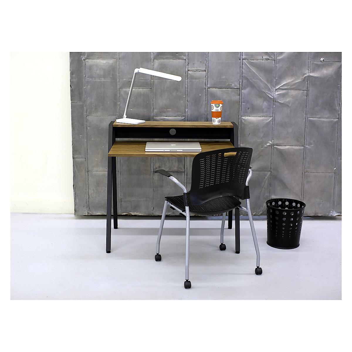 Safco Products 9740BL Bubble Wastebasket, 6-Gallon, (Qty. 3), Black