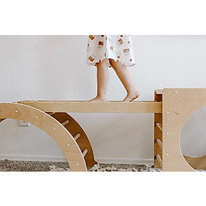 JOEY CO. Montessori Climbing Arch, Montessori Style Indoor Play Gym for Children, CPSIA Tested Waldorf Arch for Kids