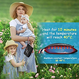 Baby Wipe Warmer, Wipes Dispenser Sunsbell Portable Car Wipes Heater Warmer Baby Wipes Thermostat Heating Bag 9.4 * 6.3Inch DC 12V+USB Home Car Dual-use Baby Wet Wipes Warmer