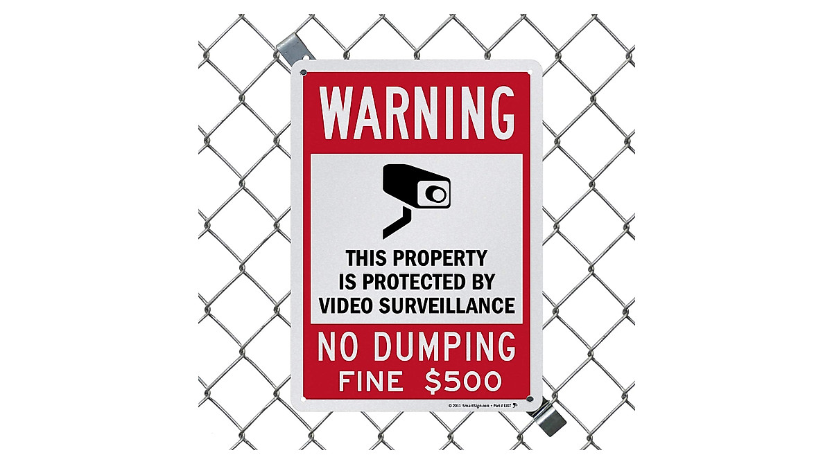 SmartSign Reflective Video Surveillance Warning Sign