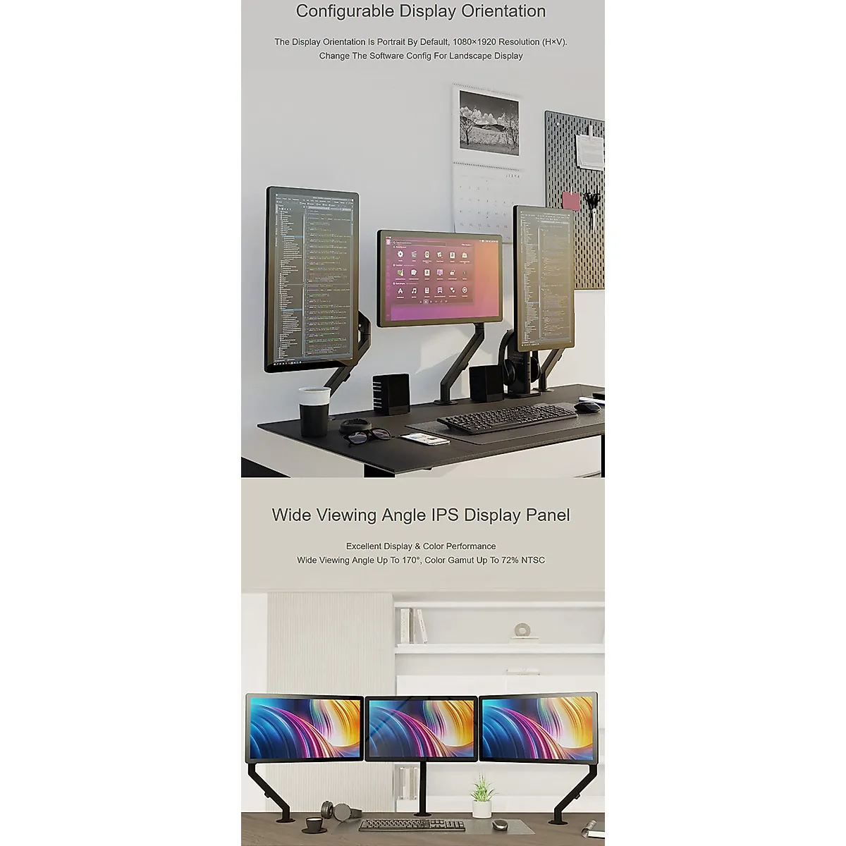 XYGStudy 21.5inch Capacitive HDMI Touch Monitor with 1080×1920 Full HD Screen Panel Hi-Fi Speaker 10-Point Touch Monitor Supports Raspberry Pi Jetson Nano PC (21.5inch FHD Monitor)