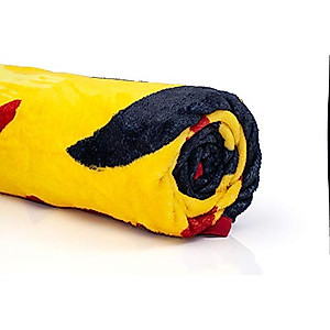 JUST FUNKY Disenchantment Luci The Demon Large Fleece Throw Blanket | Decorative Throw Blanket | Official Disenchantment Collectible Throw Blanket | Measures 60 x 45 Inches