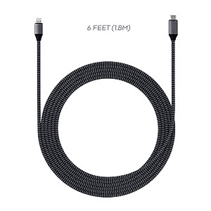 Satechi USB C to Lightning Cable – Apple MFi Certified – iPhone Fast Charging Cable – for iPhone 14 Pro/14/14 Plus, iPhone 13 Pro Max/13 Pro/13/13 Mini, AirPods Pro, AirPods 3/2/1 (6ft/2m)