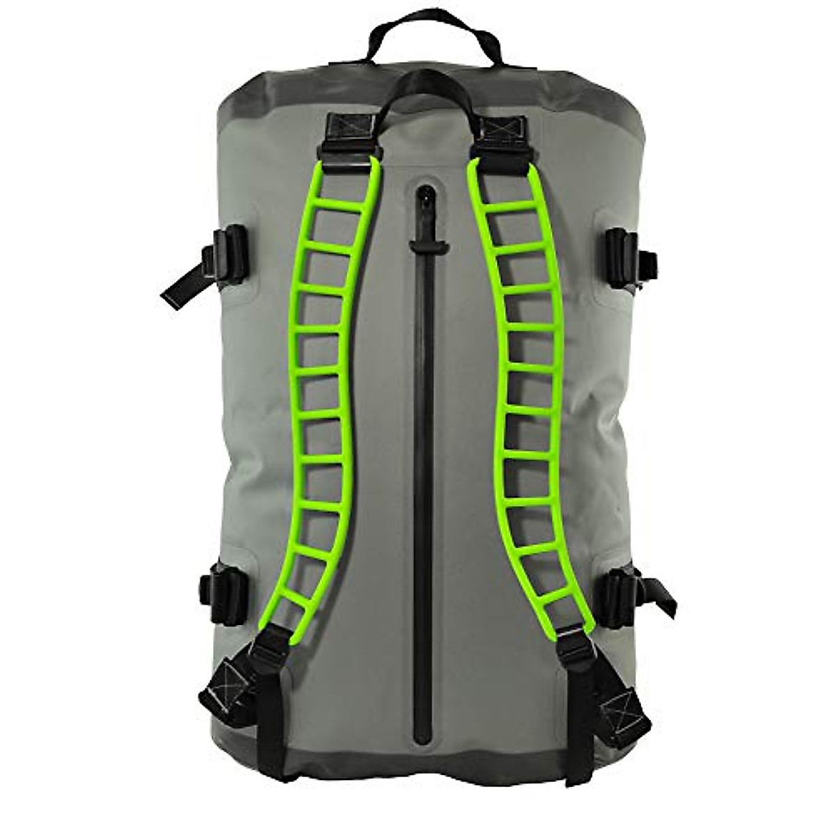 Seattle Sports LocoDry DownUnder ZipDuff - 90L Heavy Duty Waterproof Duffel Bag Backpack, Gray/Dark Gray