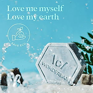 WONDERBAR101 Dry Hair and Itching Scalp Dandruff Shampoo Bar – plant-based, pH balanced, Eco-friendly, Plastic Free Packaging (Lavender)