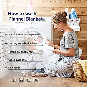 Hboemde Throw Blanket Brown Warm Fleece Blanket Lightweight Bed Blankets for Couch Sofa All Seasons (50"x60")