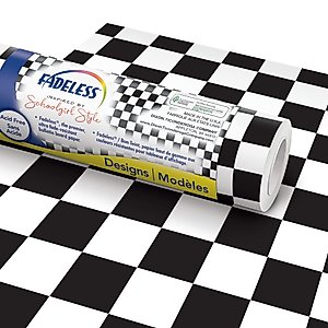 Fadeless Schoolgirl Style Bulletin Board Paper, Retro Hopscotch, 47.25" x 12', 1 Roll
