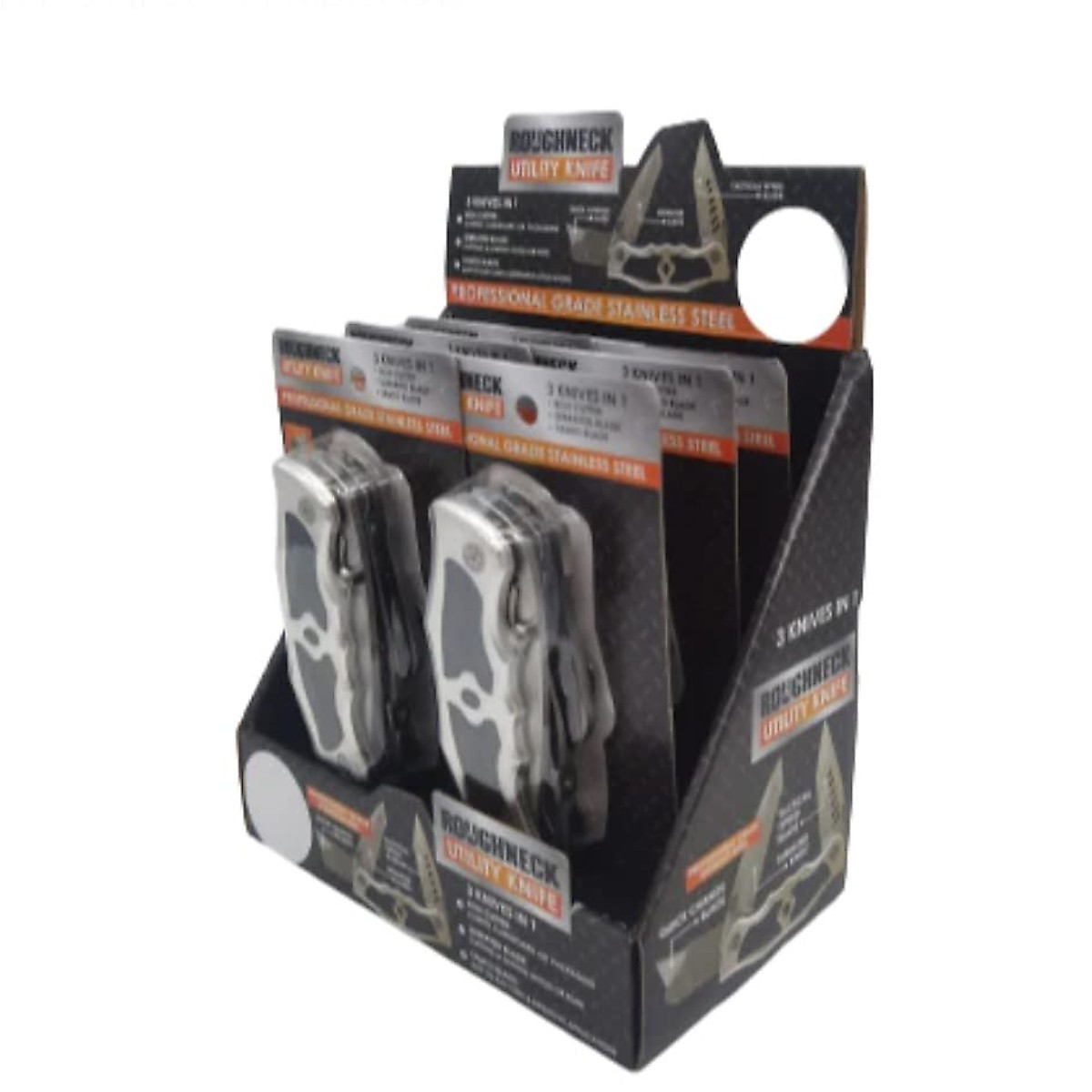 Roughneck Utility Knife - Impulse Retail Ready Display of 6 Each