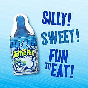 Baby Bottle Pop Valentine’s Day Bulk Variety Party Pack - 10 Count Individually Wrapped Lollipops W/ Powdered Sugar Dip In Assorted Fruity Flavors - Fun Valentine’s Hard Candy Gift For Valentine’s Day