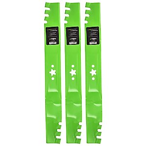 8TEN LawnRAZOR Mower Blade for Husqvarna HU550F HU550FH HU675FE HU725E HU725FH HU775H 580244001 580244002 (Mulching) 3 Pack