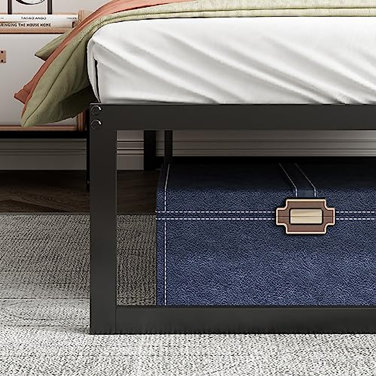 ZINUS Abel Metal Platform Bed Frame / Mattress Foundation with Steel Slat Support / No Box Spring Needed / Easy Assembly, Twin