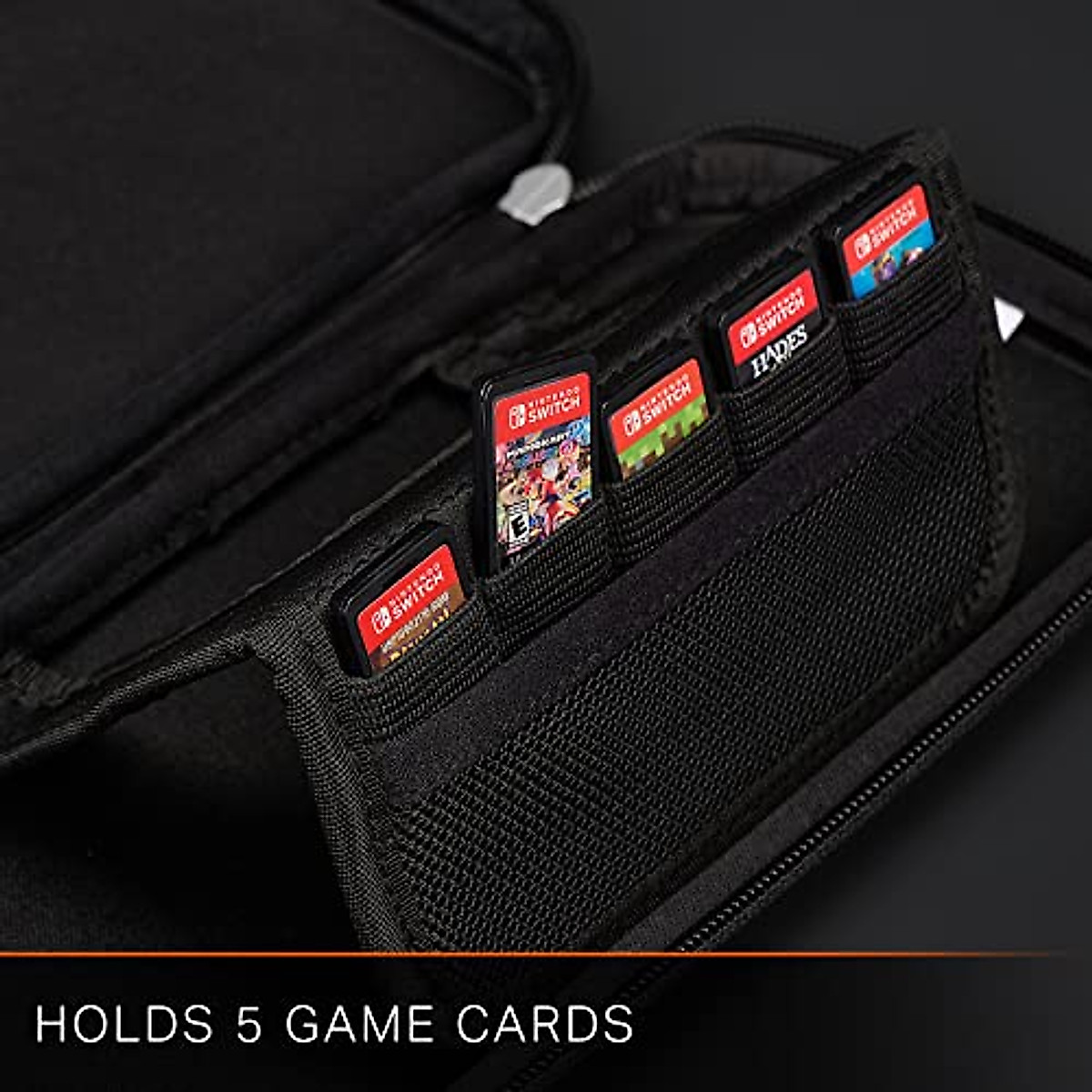 PowerA Slim Case for Nintendo Switch - OLED Model, Nintendo Switch or Nintendo Switch Lite - Grey, Protective Case, Gaming Case, Console Case, Accessories, Storage, Officially licensed