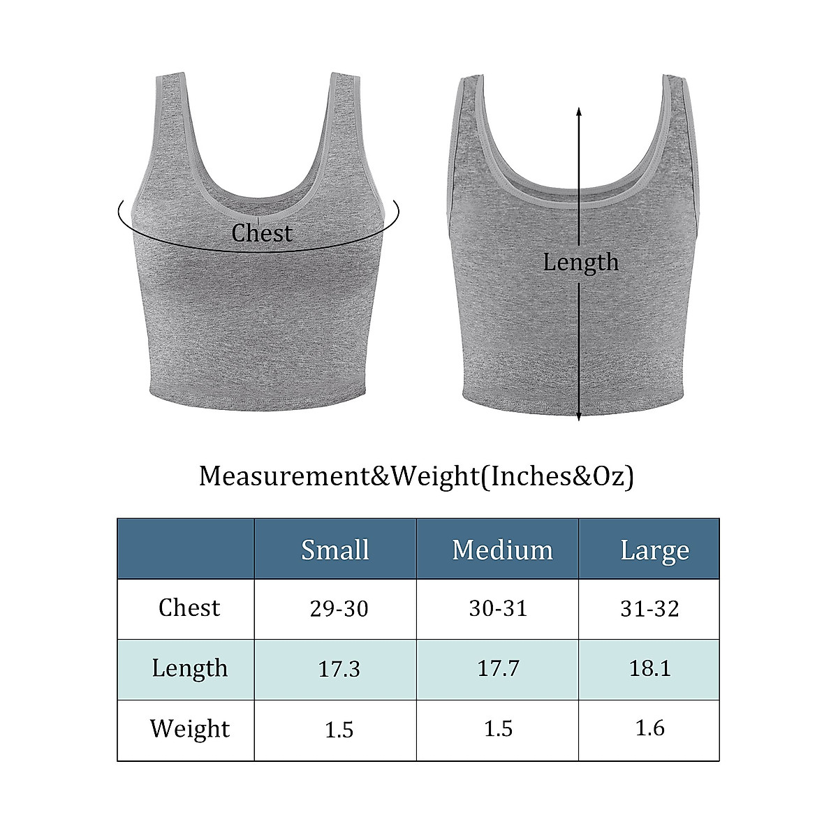 6 Pieces Women Basic Crop Tank Tops Sleeveless Sports Crop Top(Adorable Style, Medium)