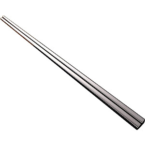Stainless Steel Chopsticks 1 Pair Convenient Anti-Slip Bright-Colored Metal Chopsticks Silver Kitchen Utensils and Gadgets