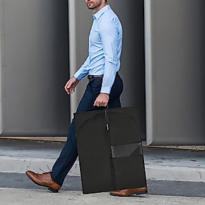 LXLOVESM Dress Bags for Gowns Long, 65'' Garment Bags, Suit Bag for Storage and Travel, 2 Pack (Black)