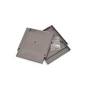 WICAREYO Cartridge Shell for NES, 6pcs/set Gray Carts Case Game Card Cartridge US Version Replacement with 3 screws for NES