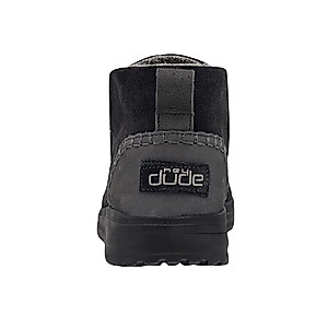 Hey Dude Women's Denny Suede Black Size 10 | Women’s Shoes | Women’s Casual Boots | Comfortable & Light-Weight