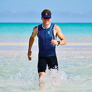 Synergy Men's Elite Tri Shorts with Mesh Pockets (Black, Small)