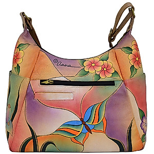 Anna by Anuschka 8060, Butterfly Glass Painting