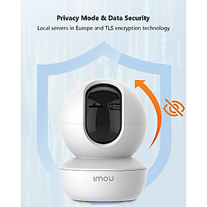 Imou Home Security Camera 2 Pack 1080P Baby Monitor with Night Vision, 2-Way Audio, Human Detection, Sound Detection, WiFi Indoor Camera Dog Cam