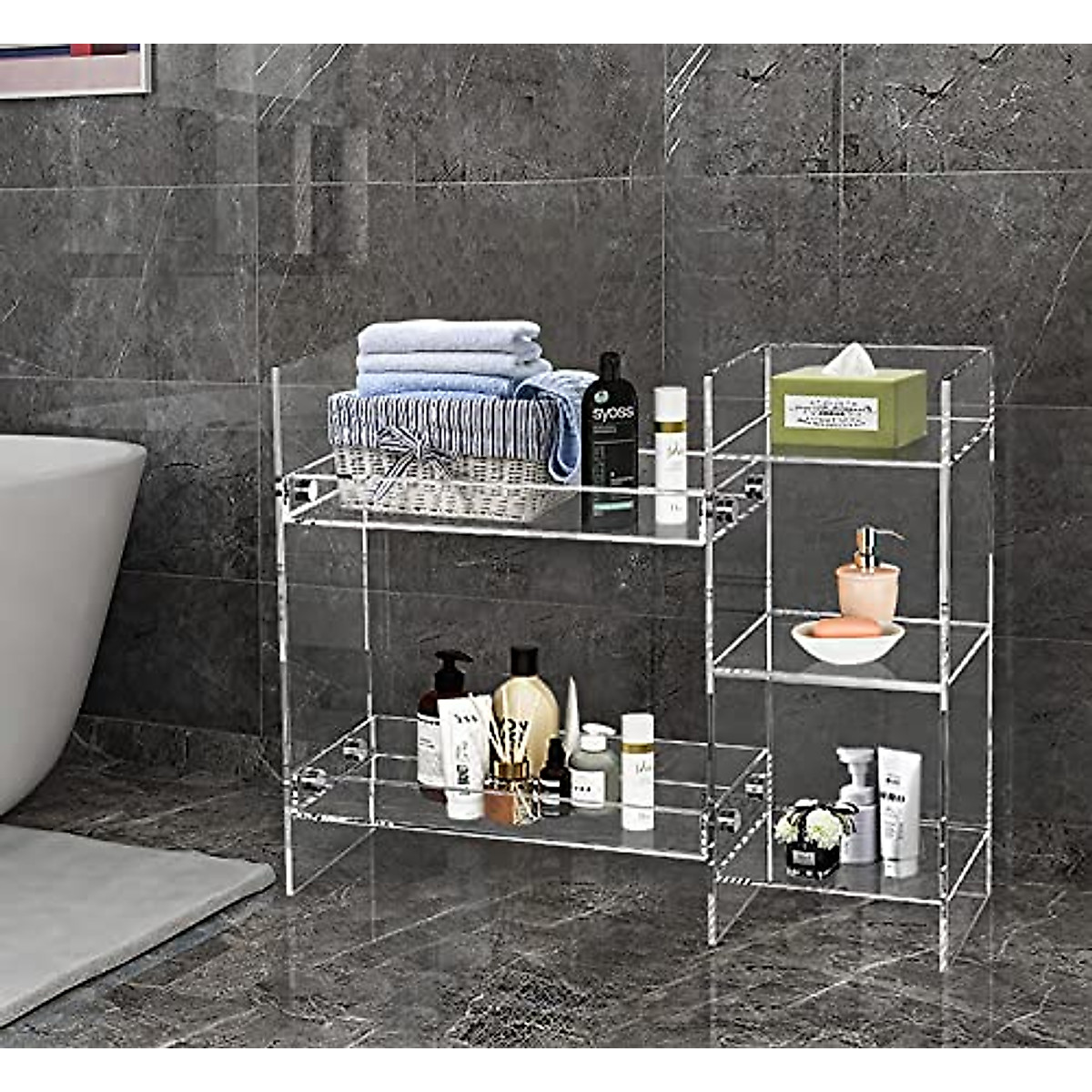 ONELUX Multifunctional Storage Rack Shelf Stand for Office, Living Room, Bedroom,Bathroom 2116