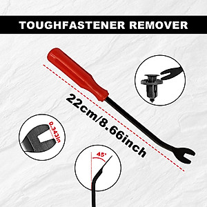 120pcs Retainer Clips Push Type Fasteners 6.8mm 8mm 9mm 10mm - Expansion Screws Replacement Kit with Remover Tool Bumper Push Rivet Clips Compatible with GMC Ford Toyota Honda Chrysler Acura