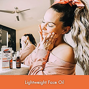 Palmer's Cocoa Butter Formula Moisturizing Skin Therapy Oil for Face with Vitamin E, C & 10 Pure Facial Oil Blend, Rosehip Fragrance, 1 Ounce