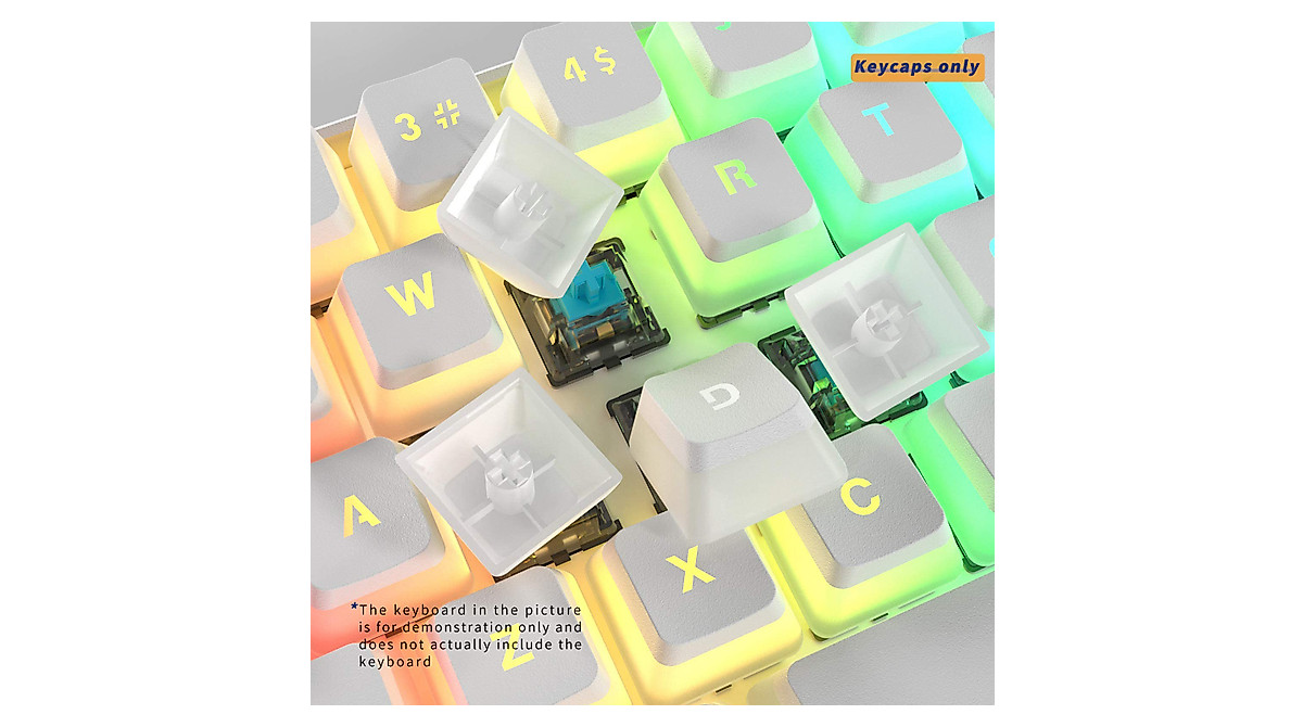 DIERYA Double Shot PBT Keycaps for Mechanical Gaming Keyboards