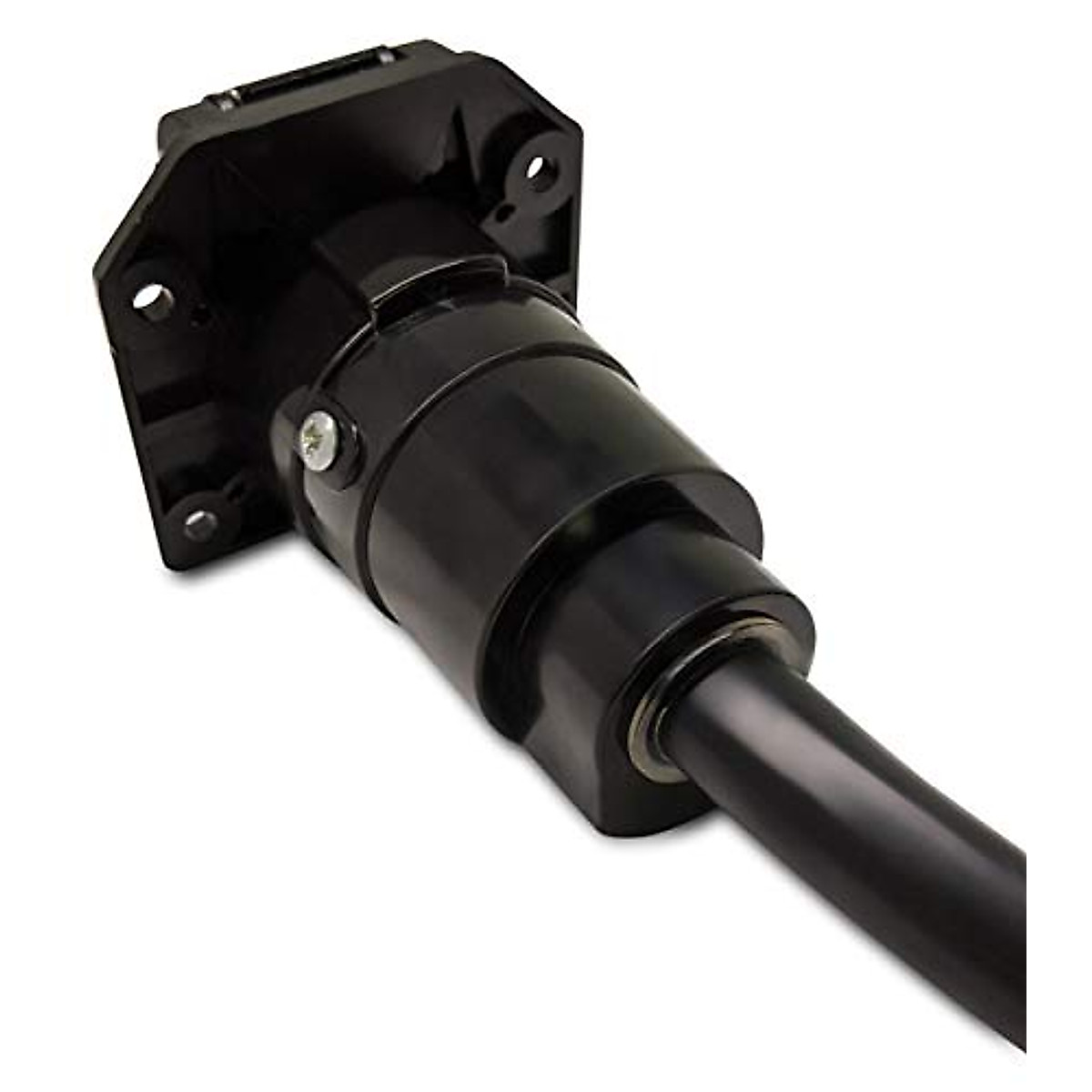 7-Way RV-Standard 1 Ft (16") Trailer Wire Extension- Male to Female