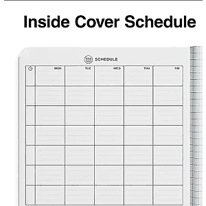 1InTheOffice Composition Notebooks College Ruled, Composition Book, College Ruled Composition Notebook, Assorted Colors 9.75 x 7.5, 4 Pack