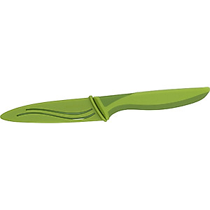 Goodcook 4-inch Nonstick Paring Kitchen Knife, Green
