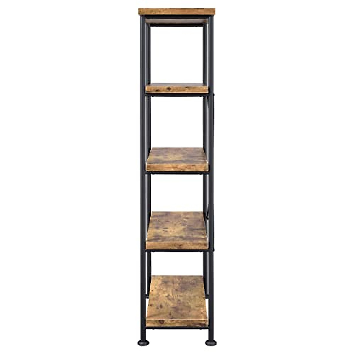 Coaster Home Furnishings Bookcase, Antique Nutmeg and Black