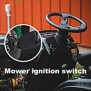 PLQQCY Lawn Mowers Ignition Switch 4 Position with Key for Craftsman, Husqvarna, AYP, Sears, Poulan Pro Riding Lawn Mower Tractor 193350 532193350,6900-49P1,33457,21546319,448017800,725-07527,705064