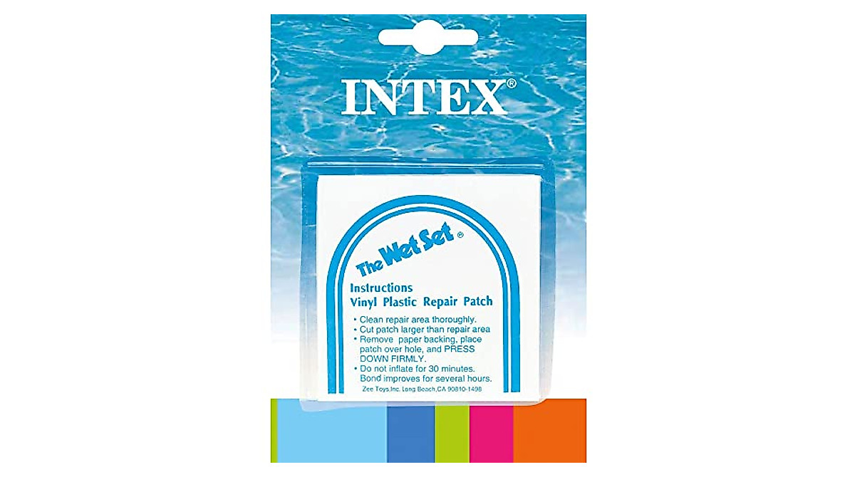 Intex Wet Set Vinyl Repair Patches - 18 Pack for Pool & Vinyl Fixes