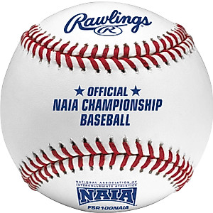 Rawlings | FLAT SEAM NAIA Collegiate League Baseballs | FSR100NAIA | 12 Count