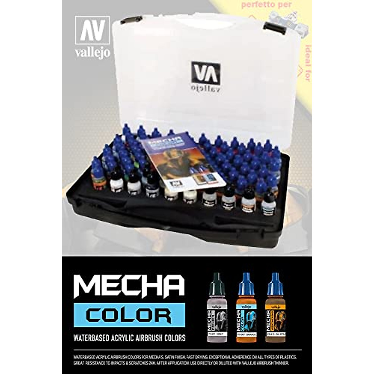 Vallejo AV Mecha Color 17ml - Case (80 x 17ml Bottles)