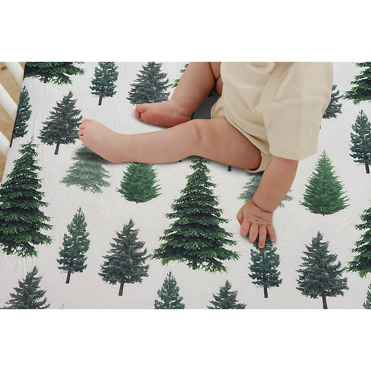 Soft Fitted Crib Sheet, Stretchy and Breathable Toddler Crib Sheet for Boys and Girls, Fits Standard Crib and Toddler Mattress