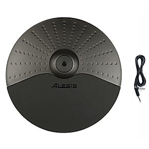 Alesis 10 Inch Cymbal with Choke and Silverline Audio 10ft Connection Cable Bundle