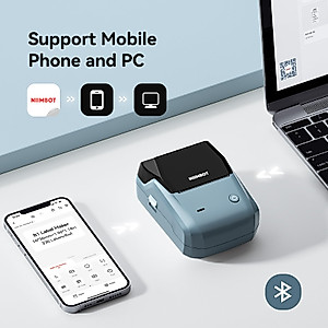 NIIMBOT B1 Label Maker Machine with Tape, 2" Portable Sticker Printer for Home School & Small Business, Compatible with Phones & PC