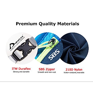 AONIJIE Lightweight Unisex 5.5L Running Race Hydration Vest Hydration Pack Backpack Riding Bag (Blue+2pcs 250ml Bottle)