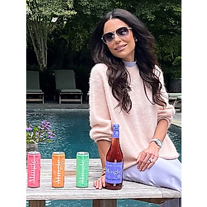 Mingle Mocktails Non Alcoholic Cocktails - 750ml Bottles (Various Flavors, 5 Bottle Pack)